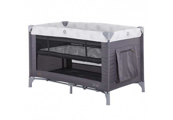 Patut pliabil Chipolino Ariel graphite - Kimbi Boutique